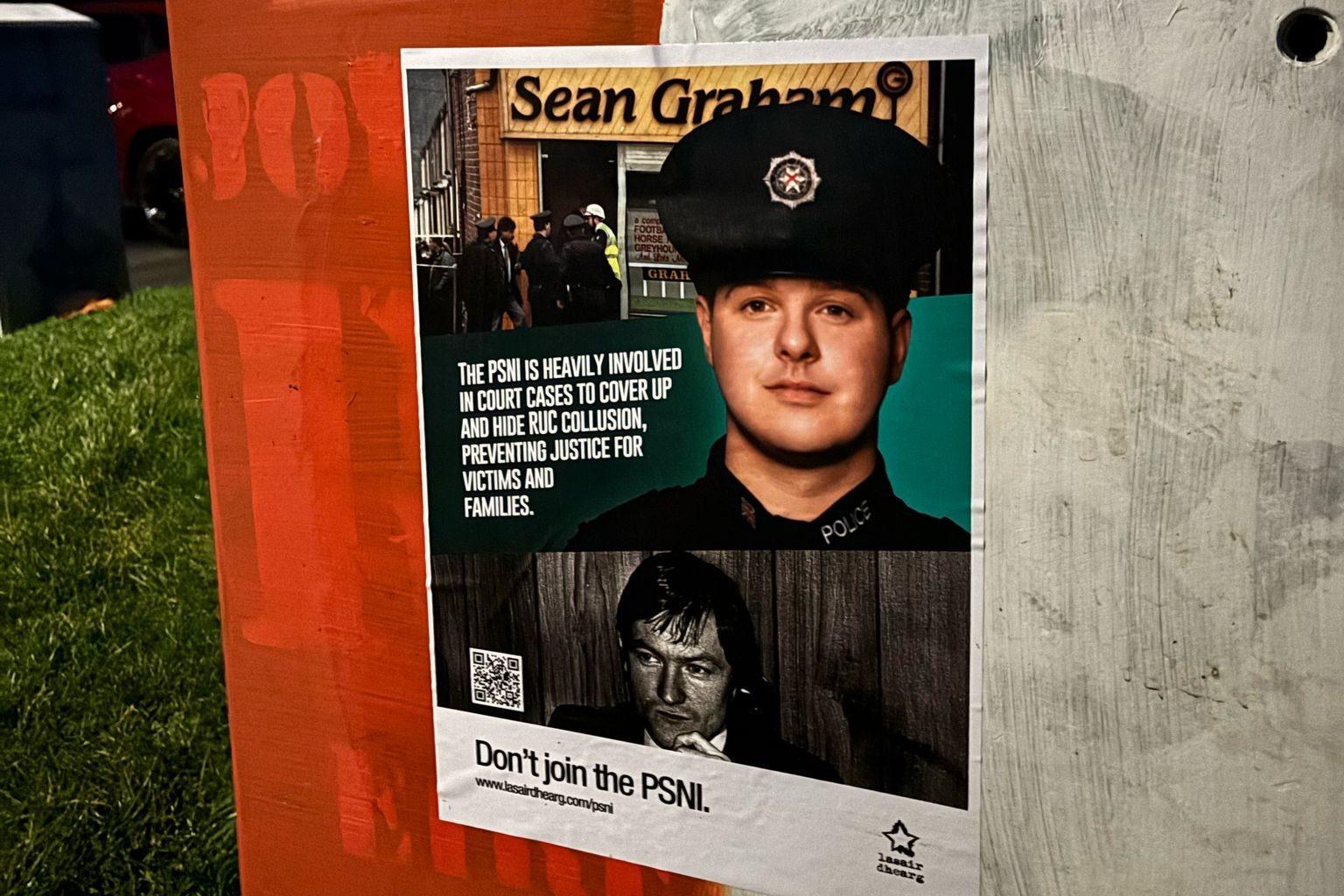 Fury as Republican group plasters Lurgan estate with anti-PSNI posters ...