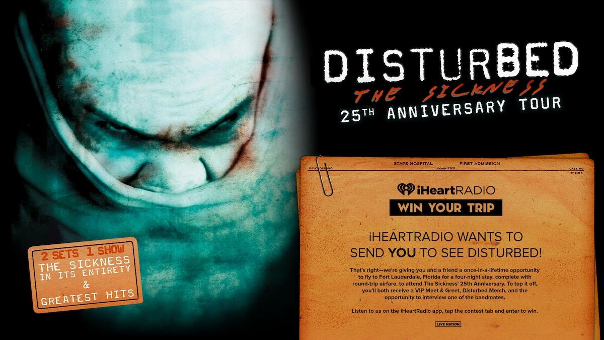 Get the VIP Treatment At Disturbed's 'The Sickness' 25th Anniversary Tour