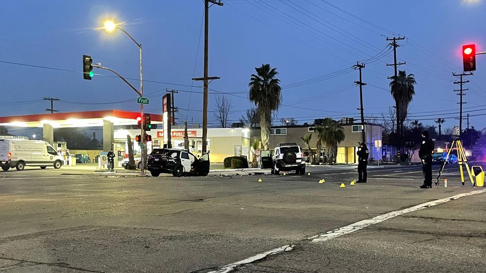 Roads reopened after officer involved in crash at Fruit and Shields ...