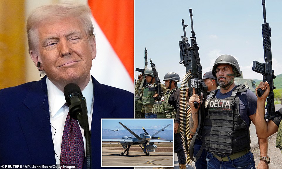 Trump sends CIA drones into Mexico to spy on drug cartel labs