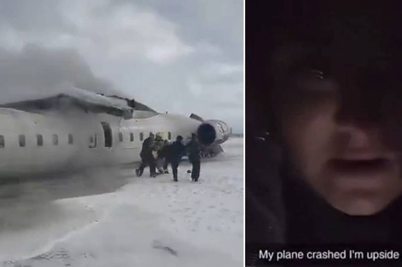Survivor details dramatic moments after Delta plane overturns and ...