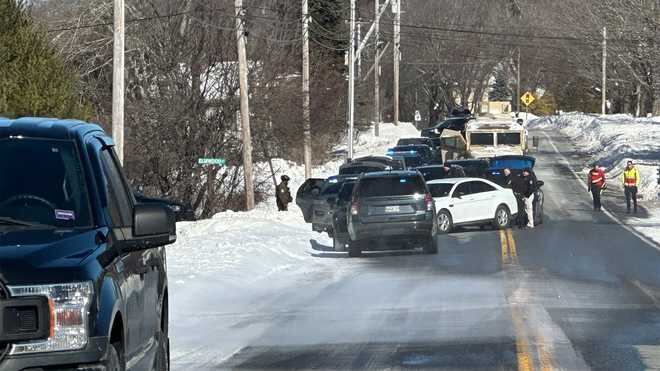 Man and his mother in custody after hourslong standoff in North Berwick
