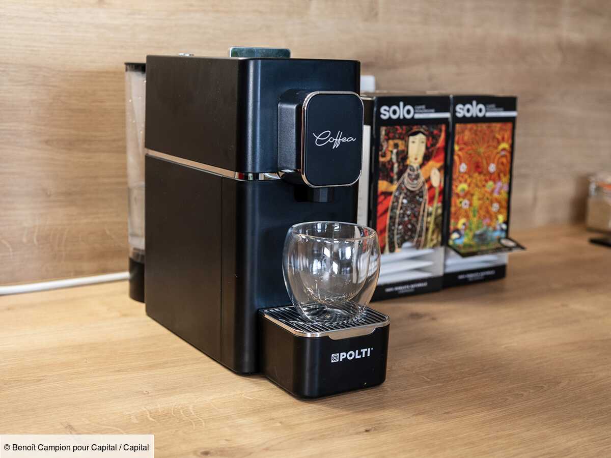 Test de la Polti Coffea S15 : une machine à café à dosette compacte et ...