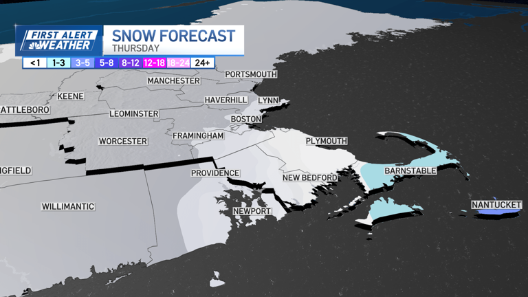 Tracking Thursday's storm: Timing, impacts, snowfall totals