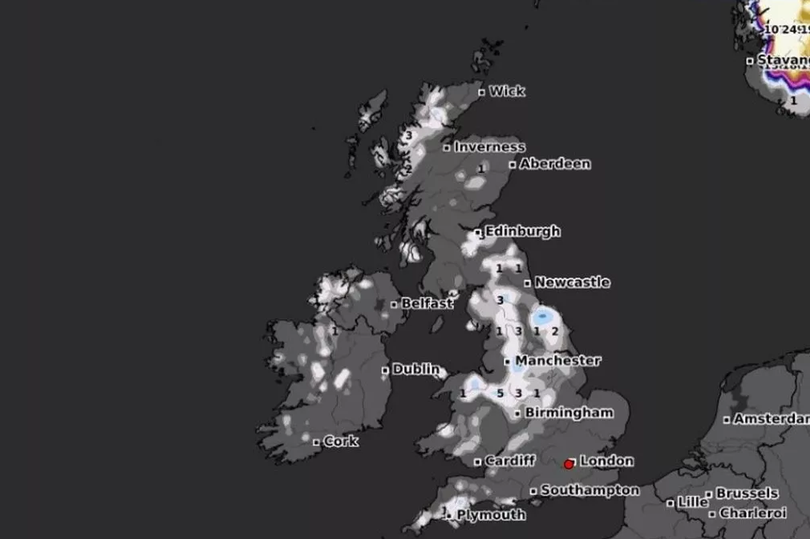 Snow map shows when 'beast from Europe' storm will hit UK with one ...