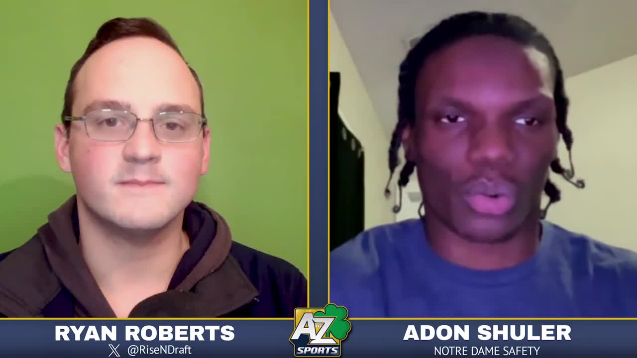 EXCLUSIVE INTERVIEW: Notre Dame Safety Adon Shuler talks CFB Playoff ...