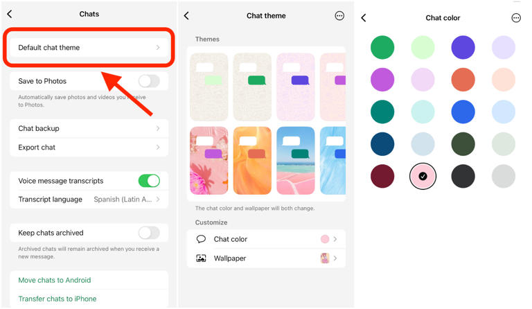 WhatsApp ahora permite cambiar el color de los chats: cómo hacerlo