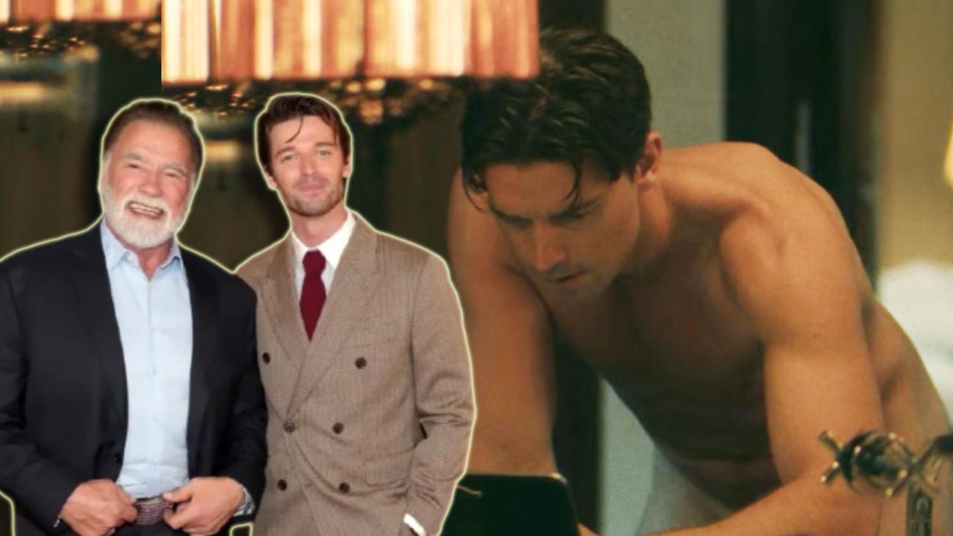 Arnold Schwarzenegger reacciona al desnudo integral de su hijo Patrick en 'The White Lotus': el ...