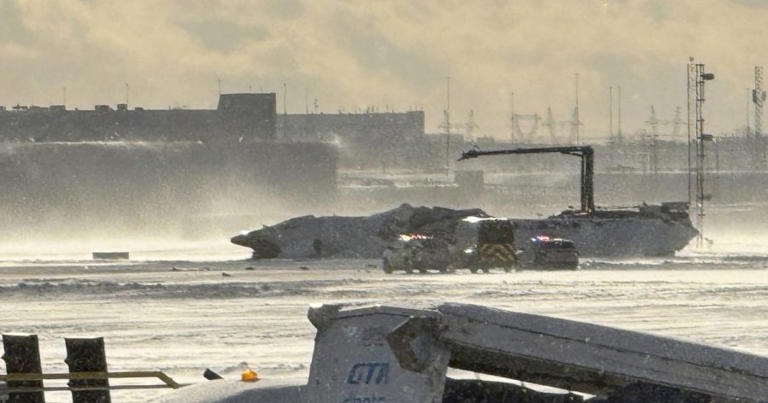 All aboard Delta flight survive after plane flips while landing in Toronto