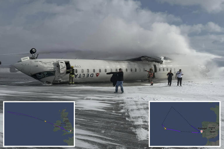 Delta crash left other flights turning back over Atlantic on ‘6-hour ...
