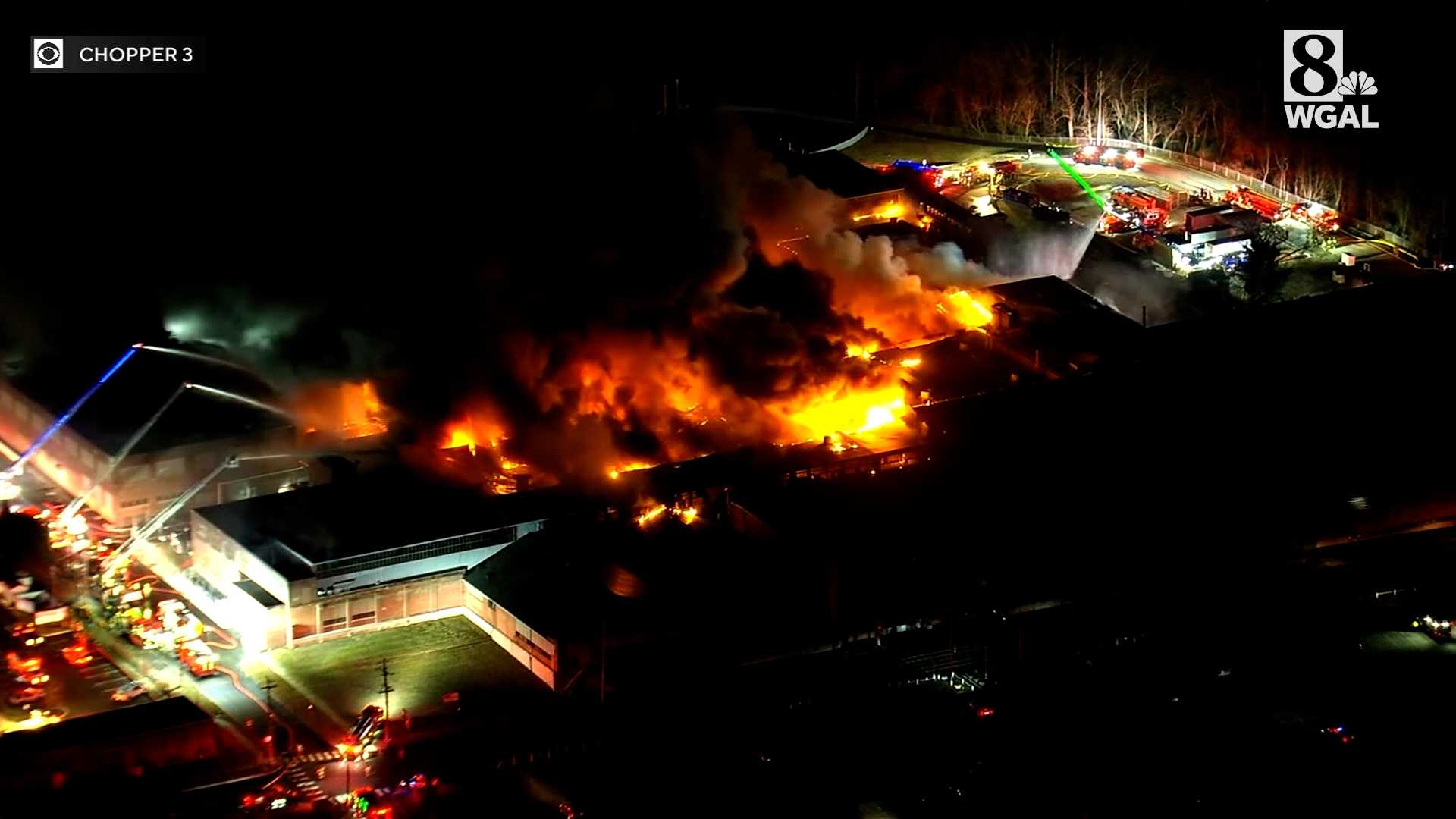 Witnesses reported explosion before Pa. warehouse fire