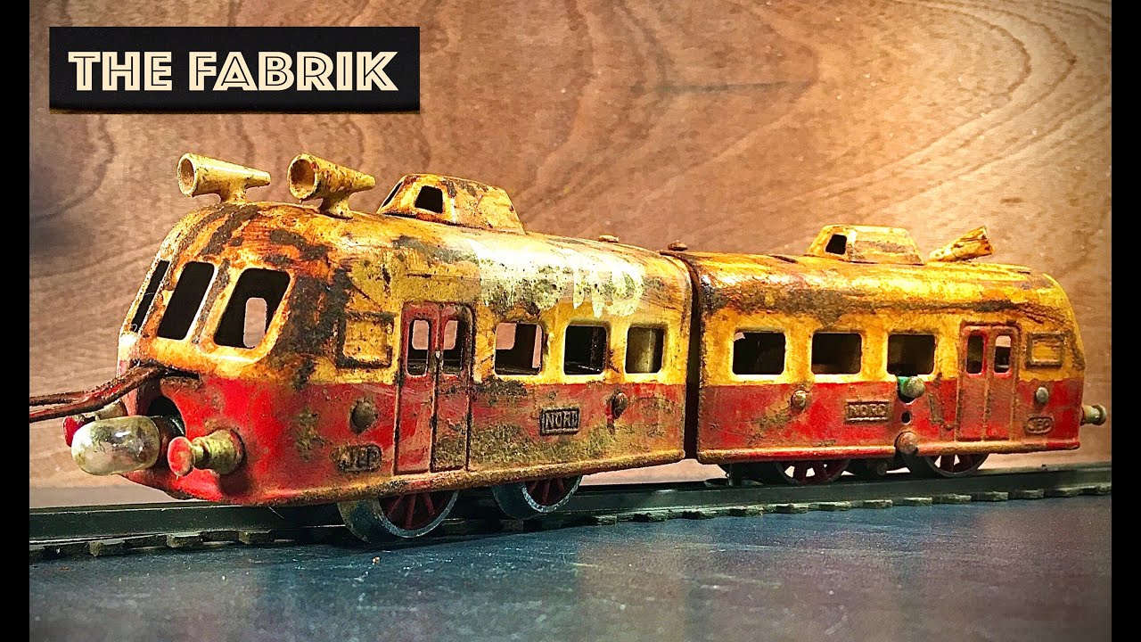 1950's JEP locomotive - "Nord" autorail - Model Train Restoration