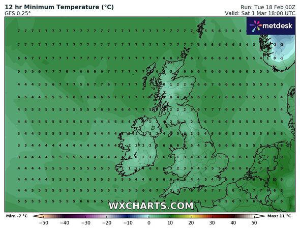 UK weather maps turn purple with snow as far south as Devon and Cornwall