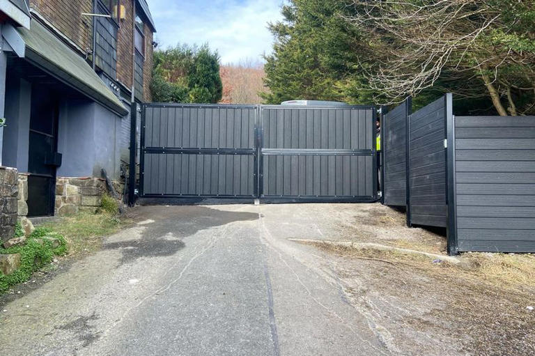 Gates return with security guards blocking popular mountain path used ...
