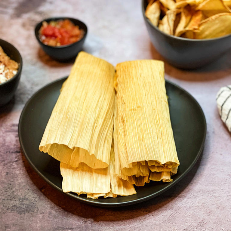Red Chile Pork Tamales