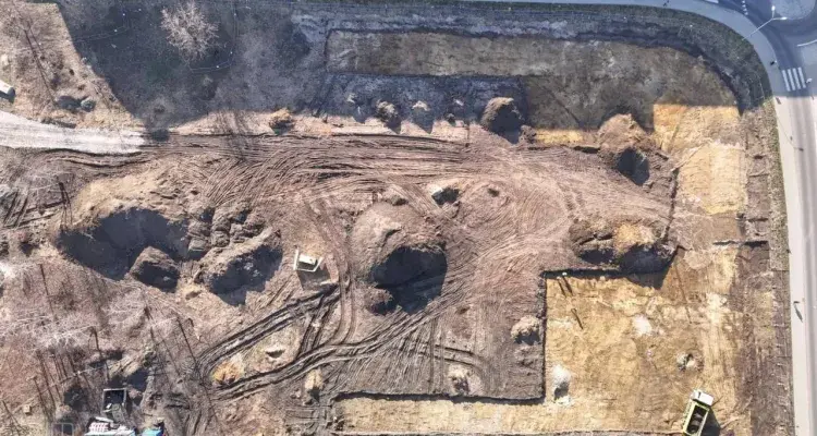 Średniowieczna osada odkryta na dnie zbiornika