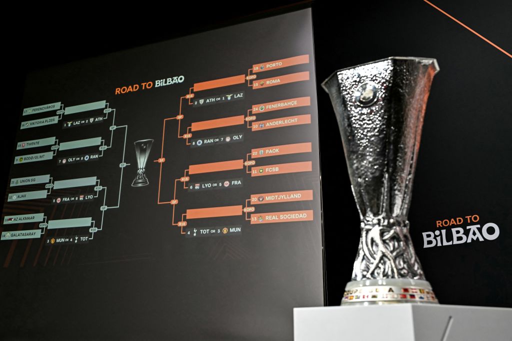 When is Europa League last 16 draw? Date and start time as Man Utd ...