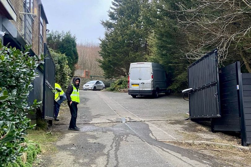Gates return with security guards blocking popular mountain path used ...