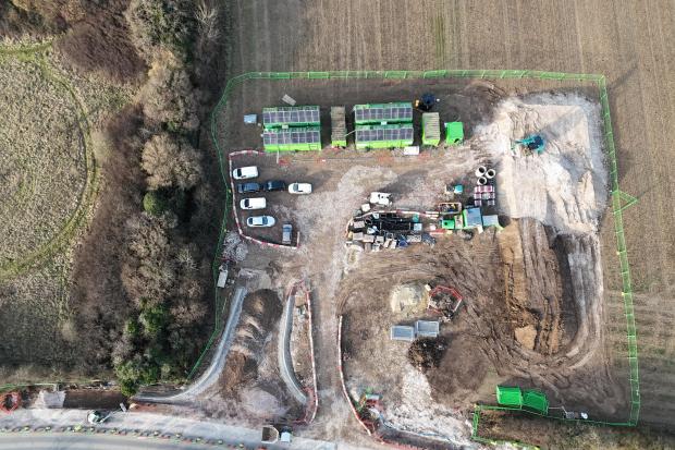 PICTURES: Progress at Manydown as construction of 3,500 homes finally ...