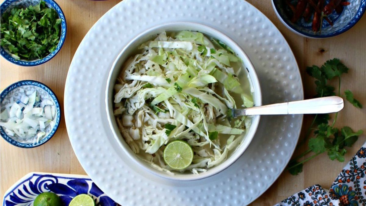 Pozole Blanco (White Chicken Pozole)