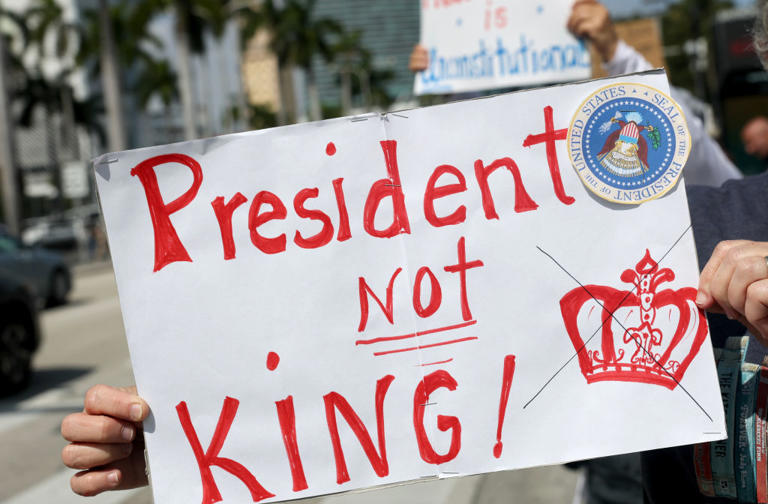 The 56 Most Memorable Signs From "Not My Presidents Day" Protests ...