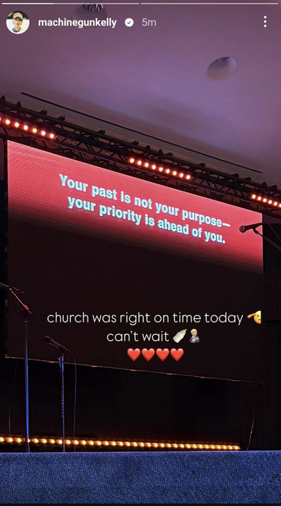 Machine Gun Kelly Makes Rare Comment About His Baby With Ex Megan Fox