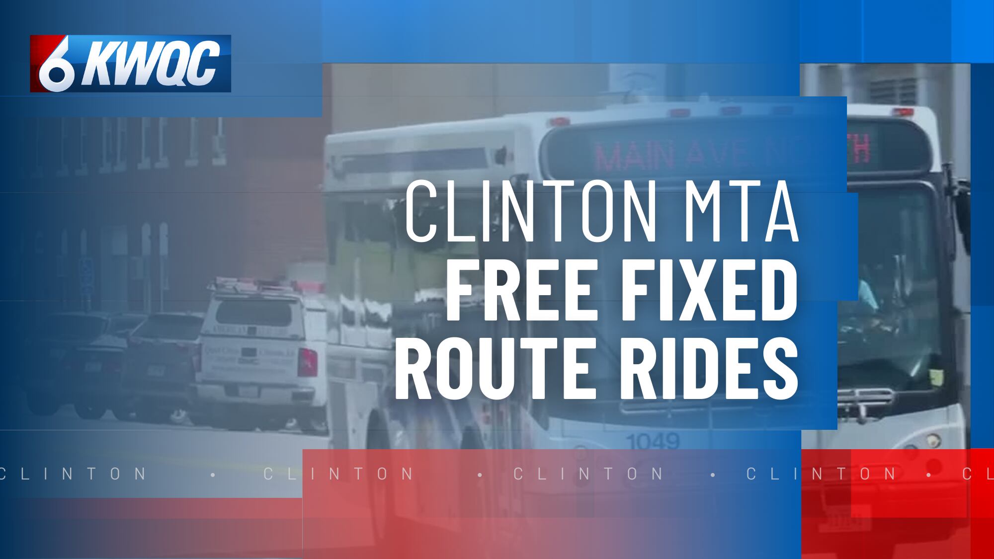Clinton MTA provides free fixed route bus rides