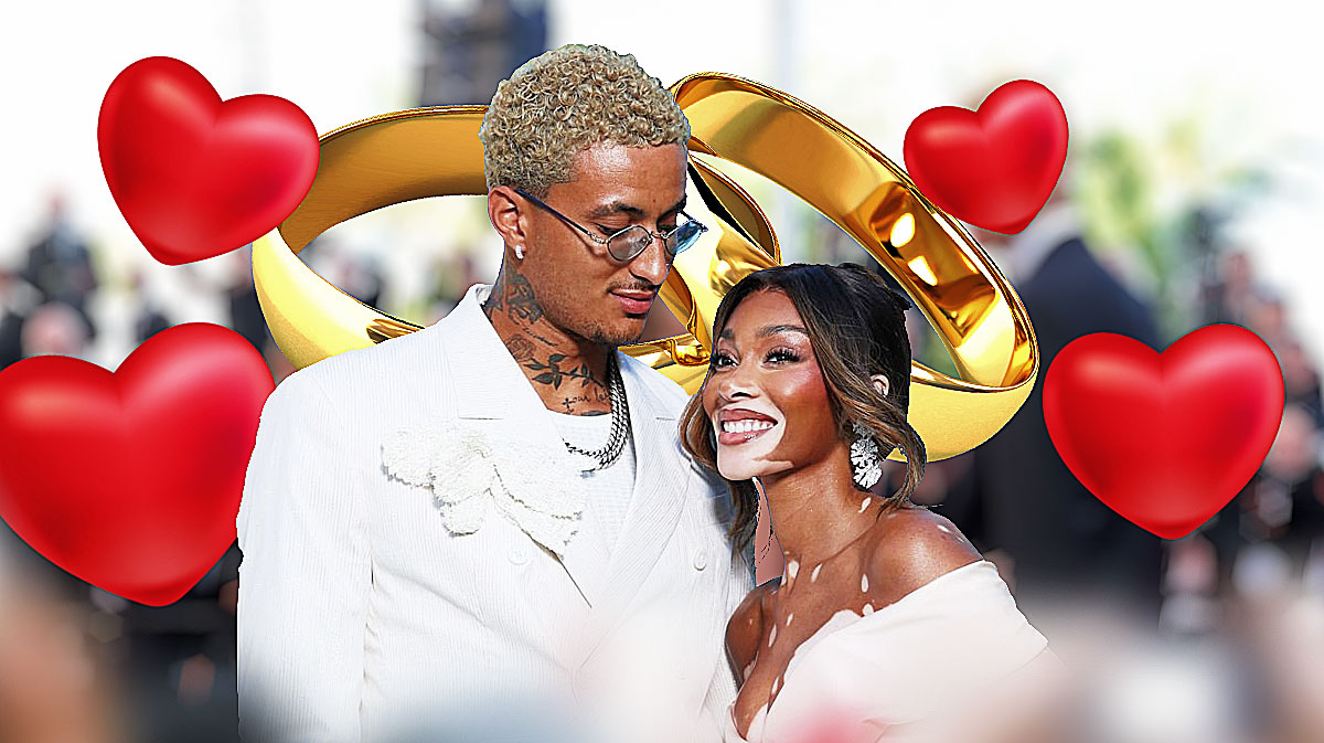 Kyle Kuzma proposes to longtime girlfriend Winnie Harlow