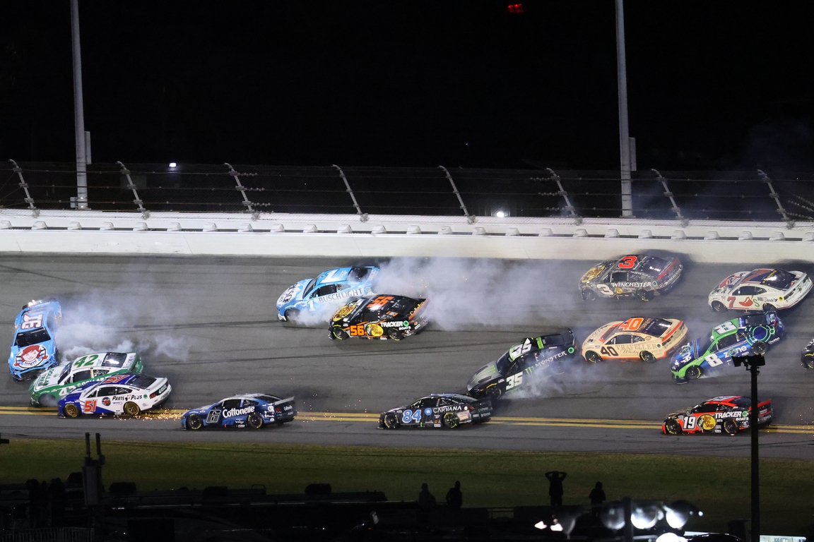 Epic photos capture fiery crashes at the 2025 Daytona 500