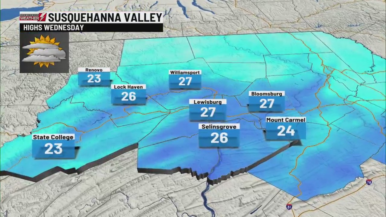 Central PA Weather Forecast - 2/18/25 - EVENING