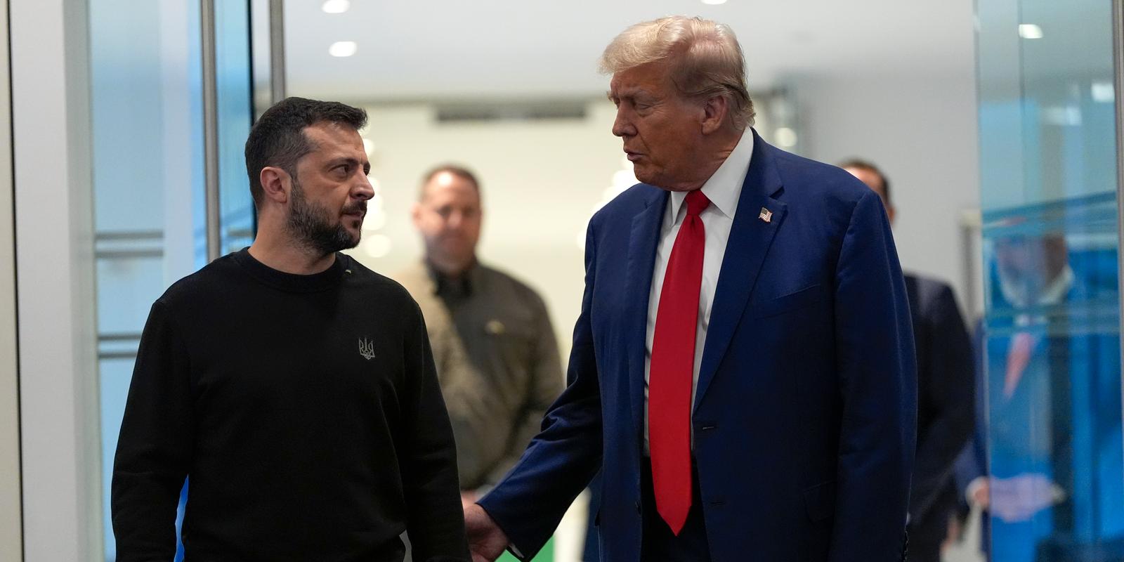 Trump hävdar felaktigt att Ukraina startade kriget