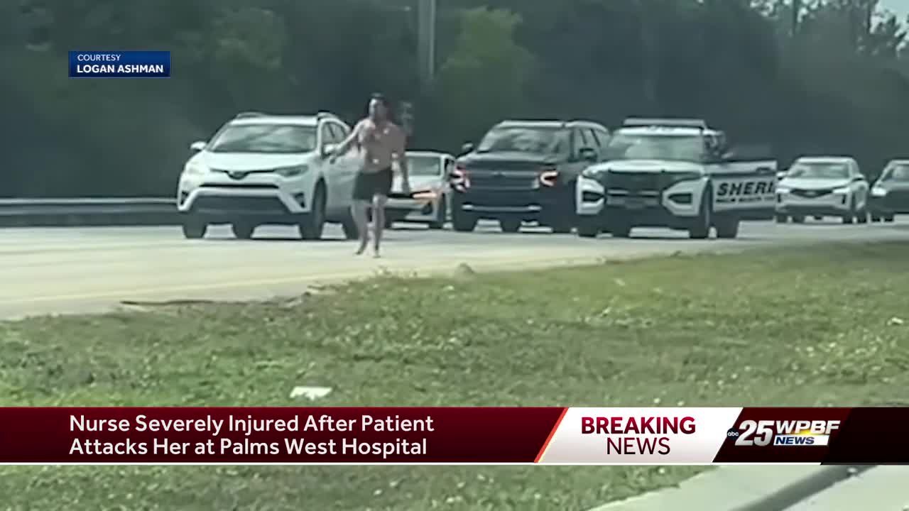 Nurse severely injured after patient attacks her at Palms West Hospital