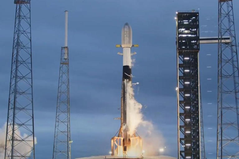 SpaceX lands booster off coast of Bahamas for first time