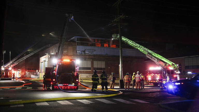 Massive fire at Pennsylvania aerospace plant prompts shelter-in-place ...
