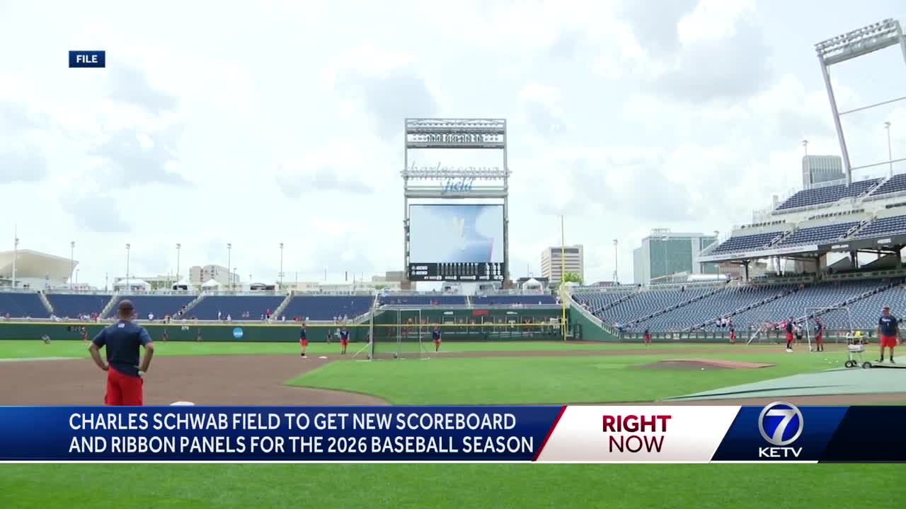 New scoreboard, ribbon panels to be installed at Charles Schwab Field