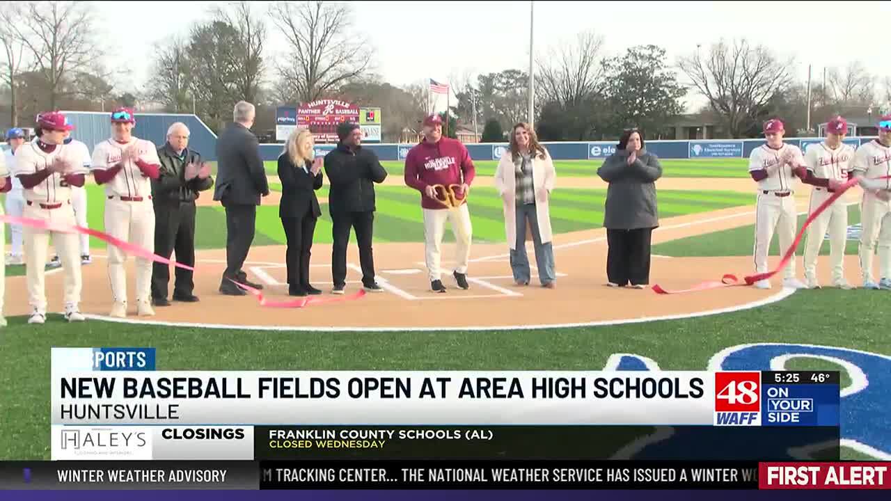 New baseball, softball fields open at 2 Huntsville City Schools