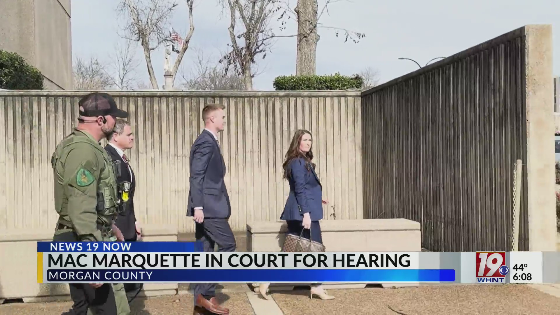 Mac Marquette in Court for Hearing | Feb. 18., 2025 News 19 at 6 p.m.