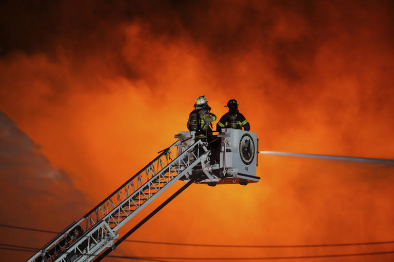 Massive fire at Pennsylvania aerospace plant prompts shelter-in-place ...