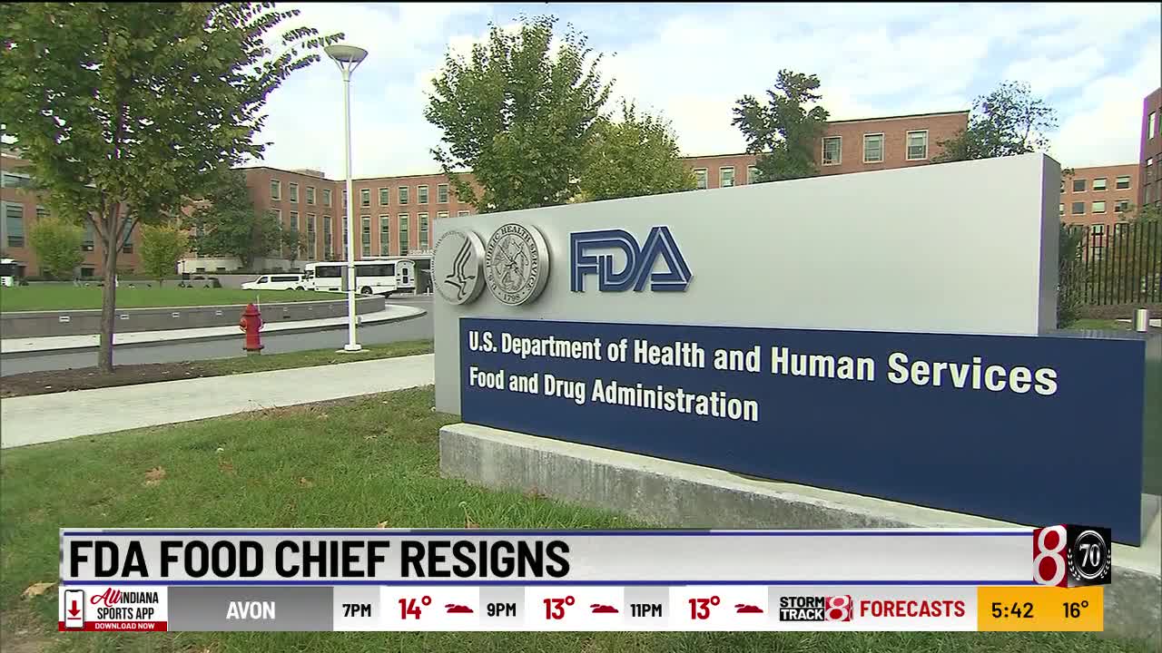 FDA Food Chief resigns
