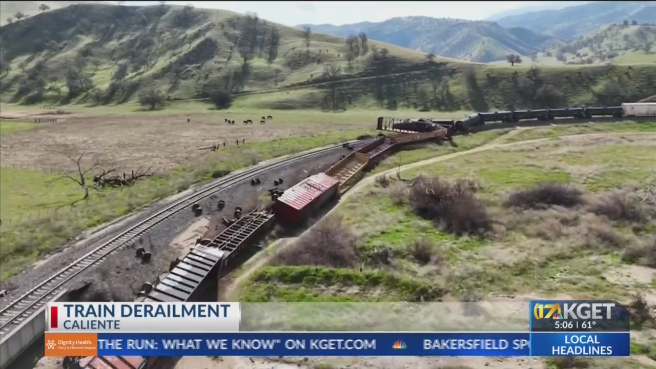 Union Pacific investigates train derailment in Caliente