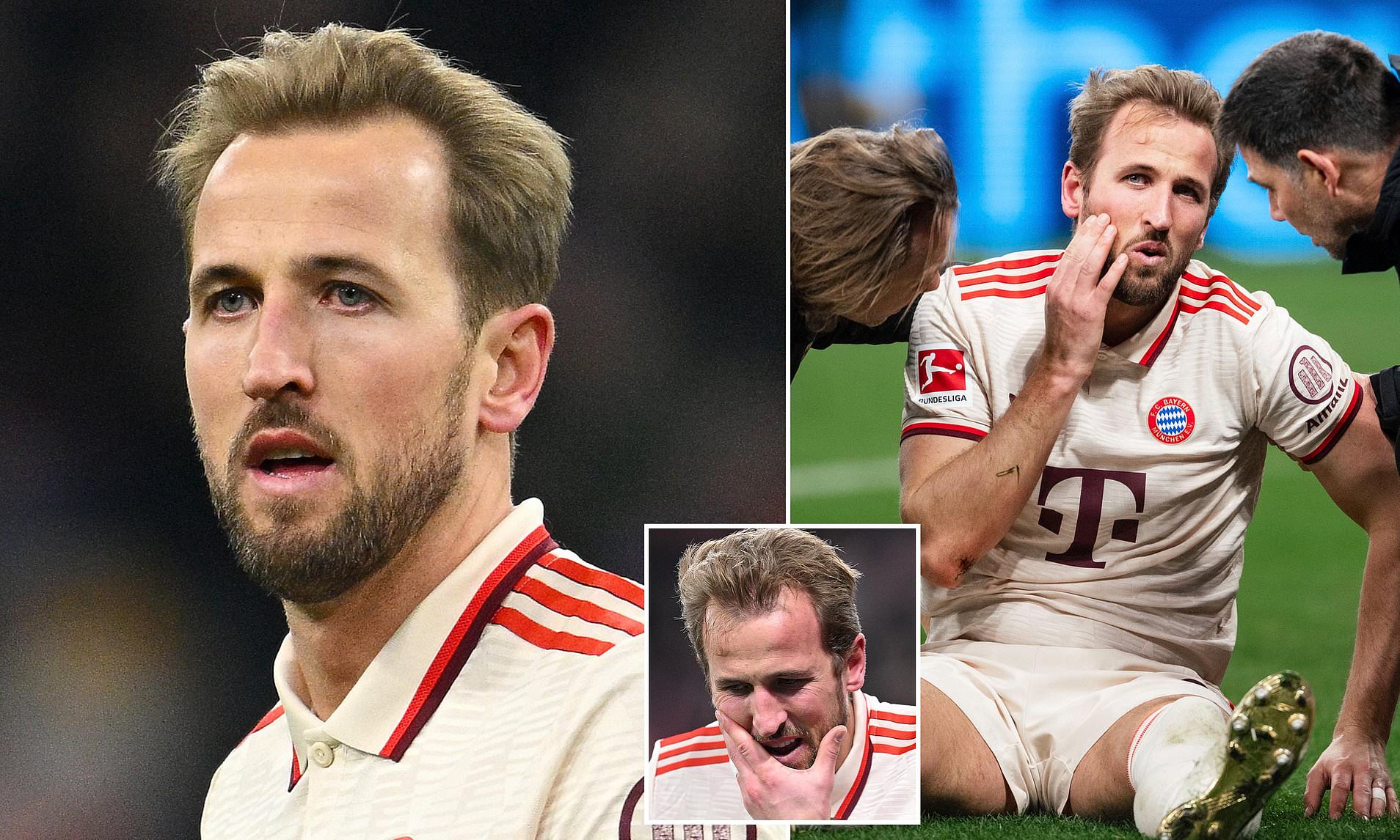 Harry Kane provides injury update after being forced off at half-time ...