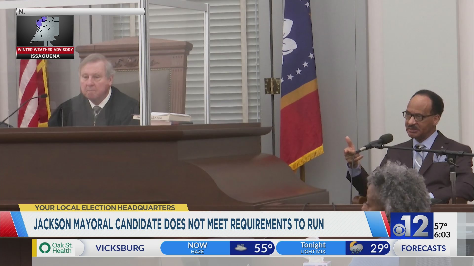 Judge rules Jackson mayoral candidate does not meet requirements to run