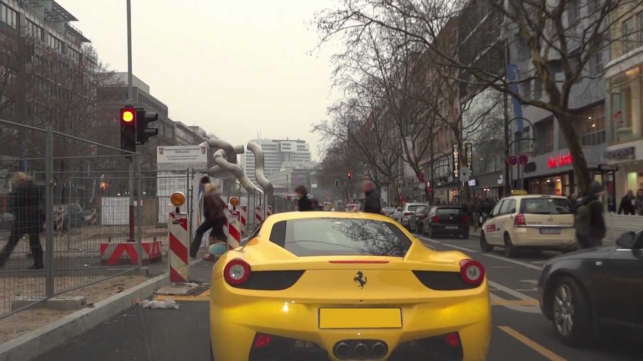 Ferrari 458 Italia – Driving Sound, Acceleration & Revving V8 Coupe