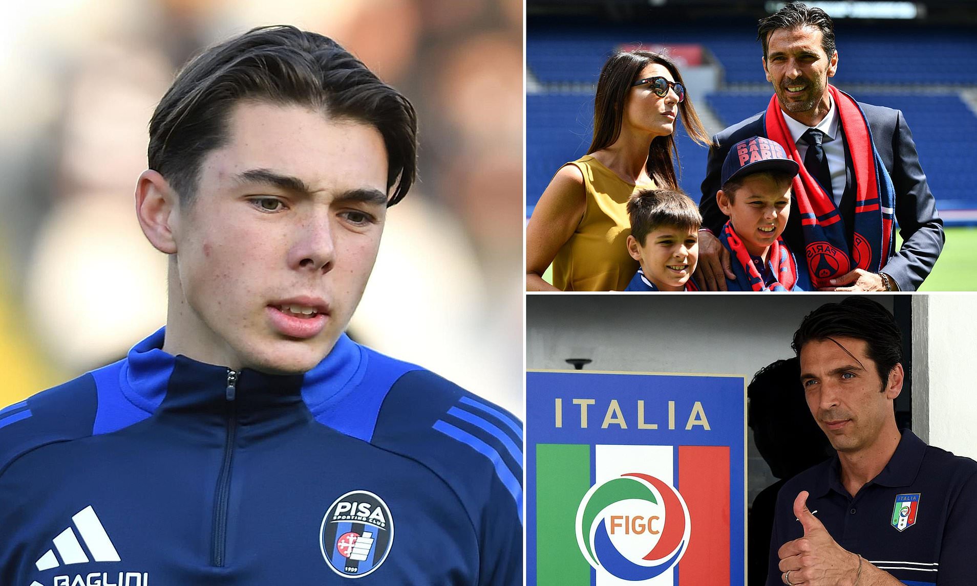 Gianluigi Buffon's son, 17, gets first international call-up - but it's ...