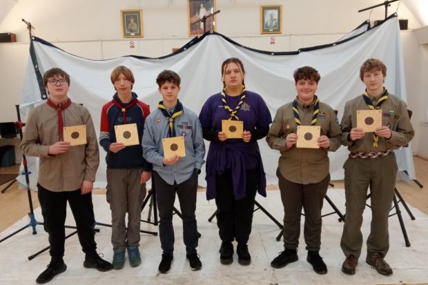 Salisbury Explorer Scouts take aim in target shooting competition