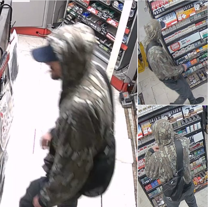 Man sought after allegedly stealing cigarettes from gas station