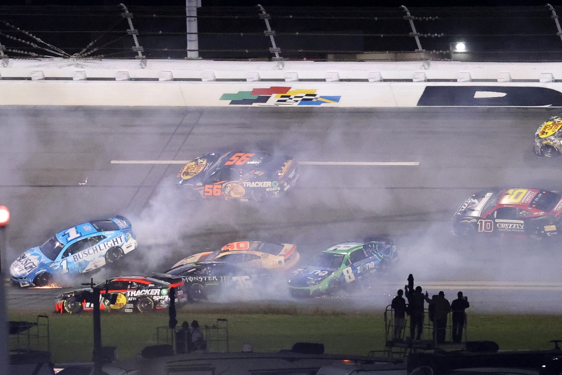 Epic photos capture fiery crashes at the 2025 Daytona 500