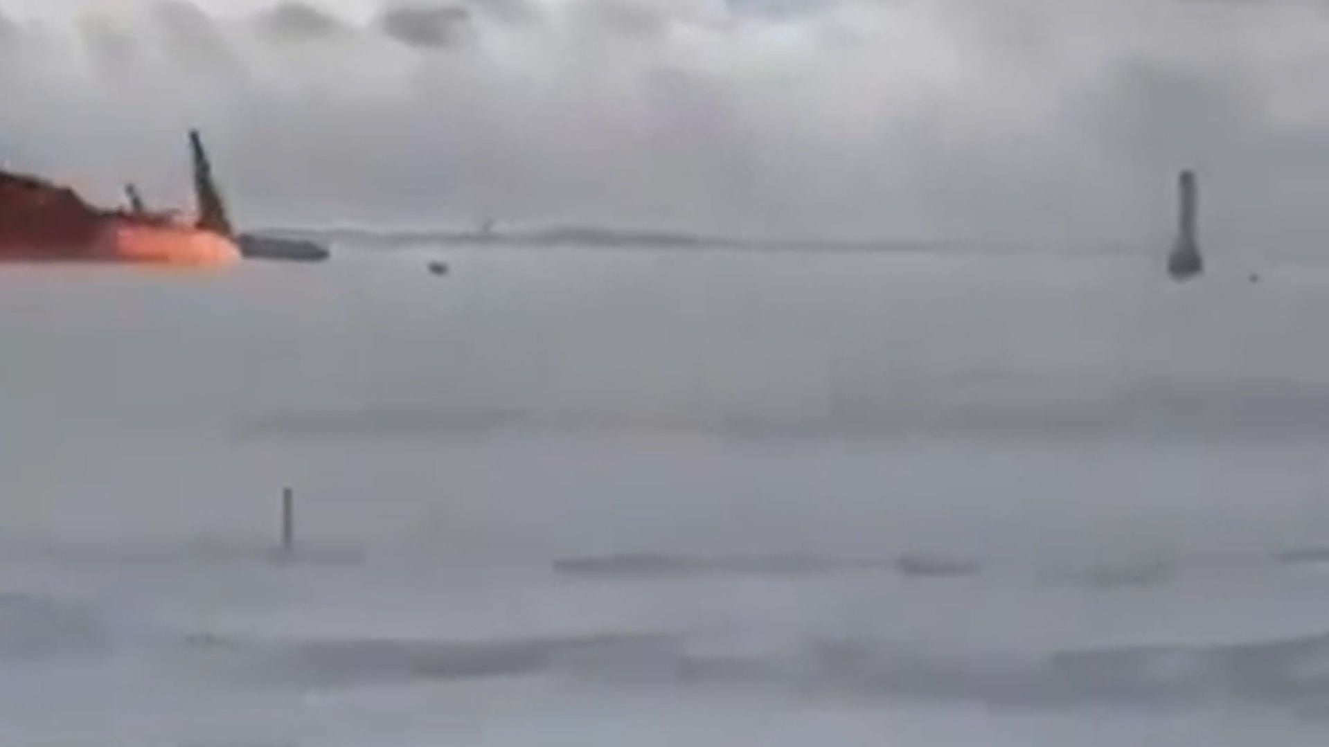 WATCH: This is the moment the Delta plane crash landed at Toronto airport