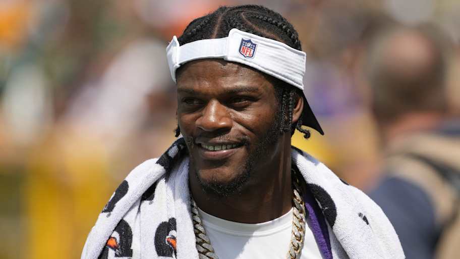 Lamar Jackson looks unrecognizable without his braids in long-hair photo