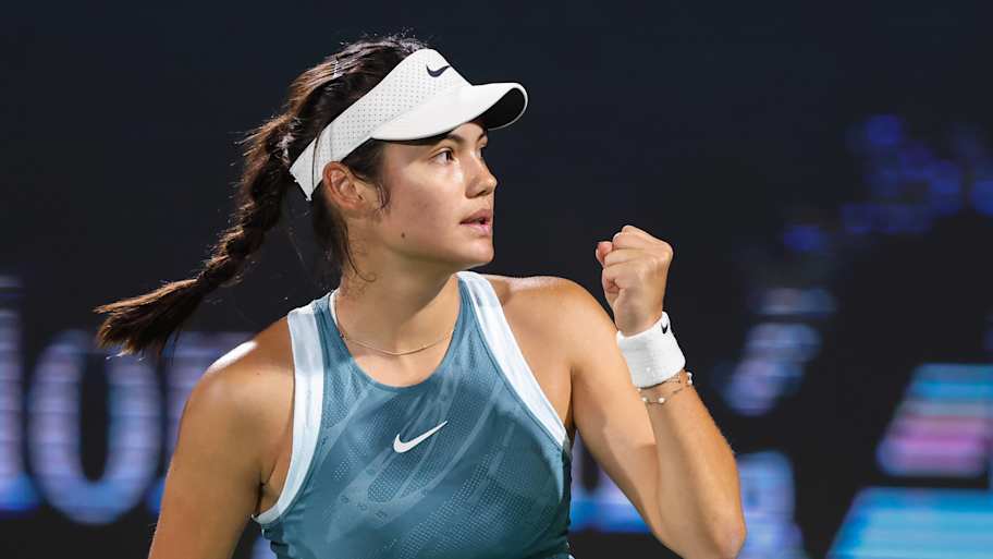 Emma Raducanu cries on the court during dramatic scene in Dubai